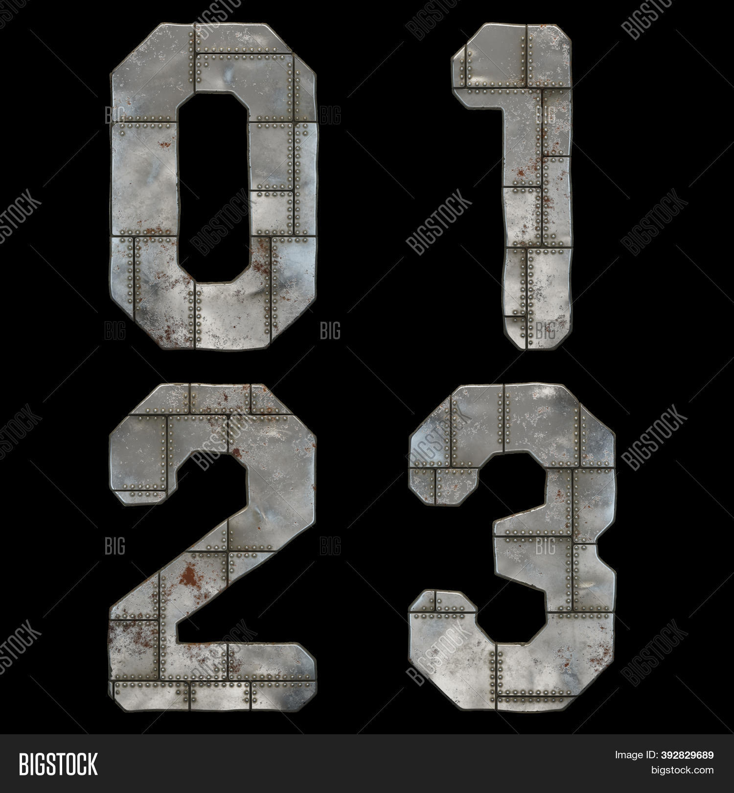 Set Numbers 0, 1, 2, 3 Image & Photo (Free Trial) | Bigstock