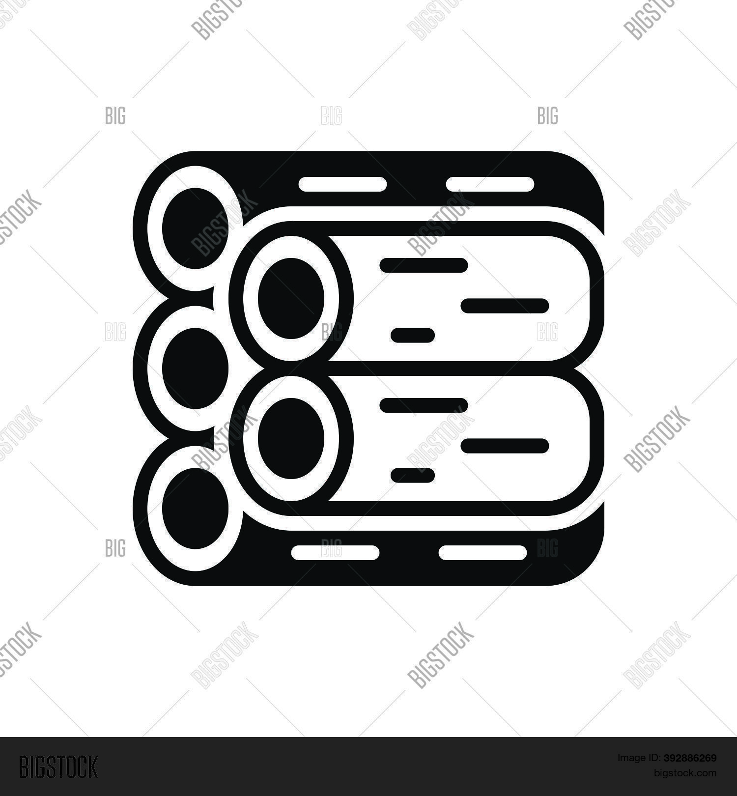 Black Solid Icon Wood Vector & Photo (Free Trial) | Bigstock