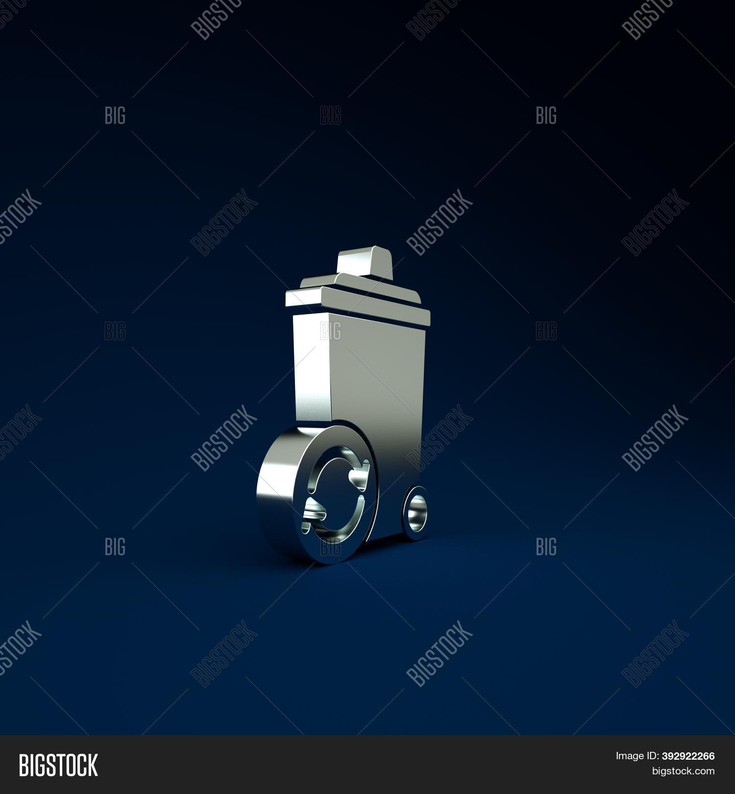 Silver Recycle Bin Image & Photo (Free Trial) | Bigstock