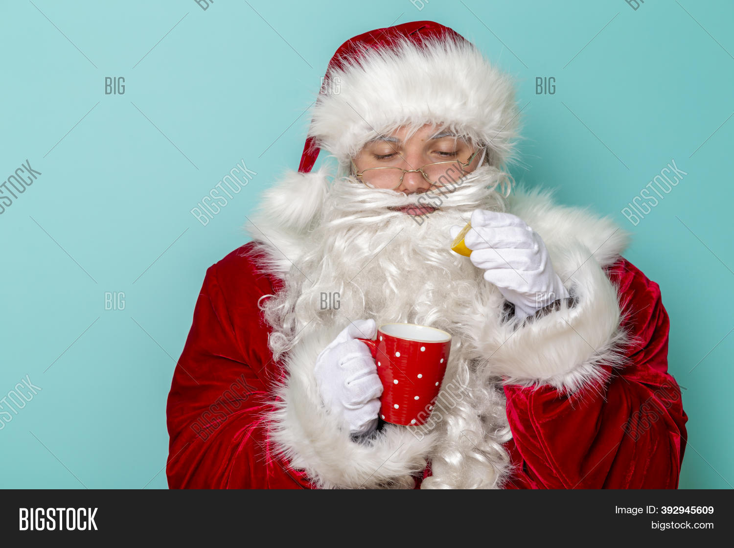 Santa Claus Holding Image & Photo (Free Trial) | Bigstock