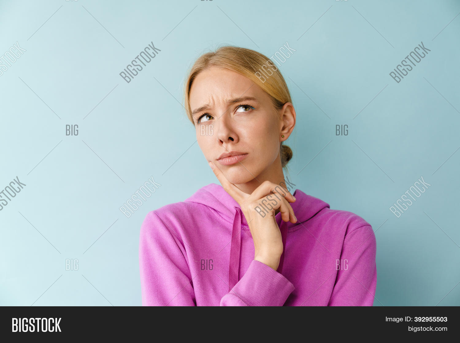 Thinking Beautiful Image & Photo (Free Trial) | Bigstock