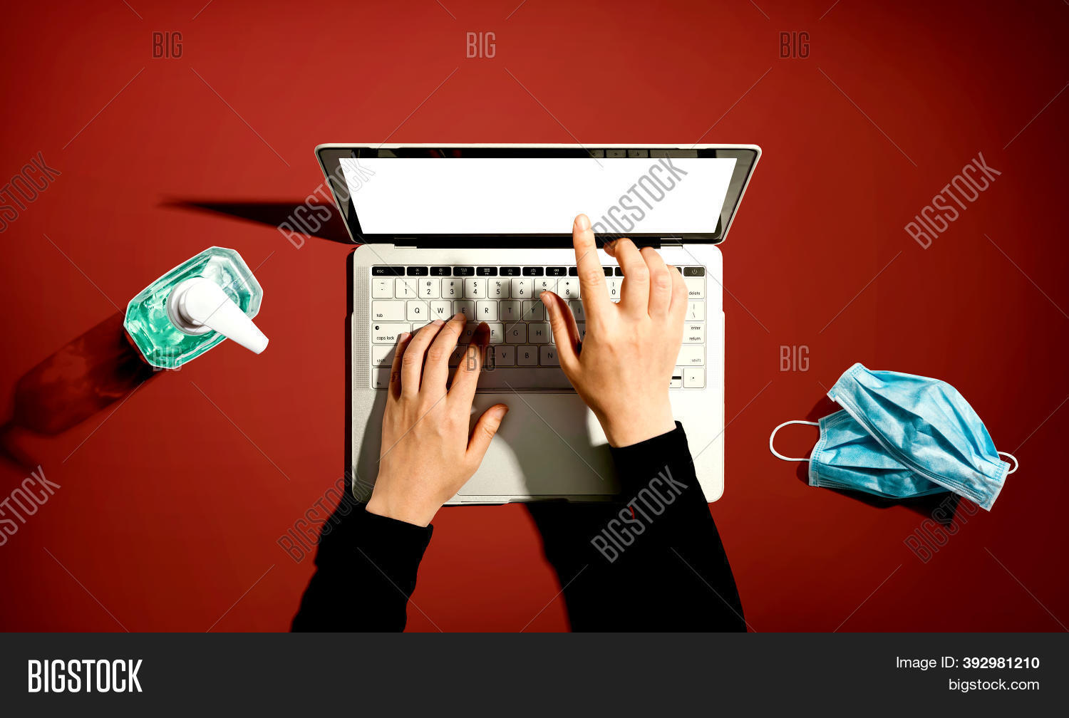 Laptop Computer Hand Image & Photo (Free Trial) | Bigstock