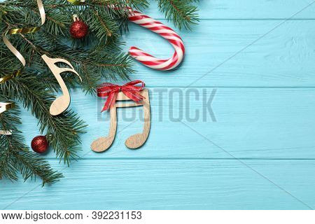 Christmas Music Notes Background Images, Illustrations & Vectors (Free ...