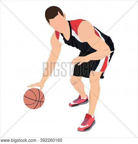 Basketball Dribbling Vector & Photo (Free Trial) | Bigstock