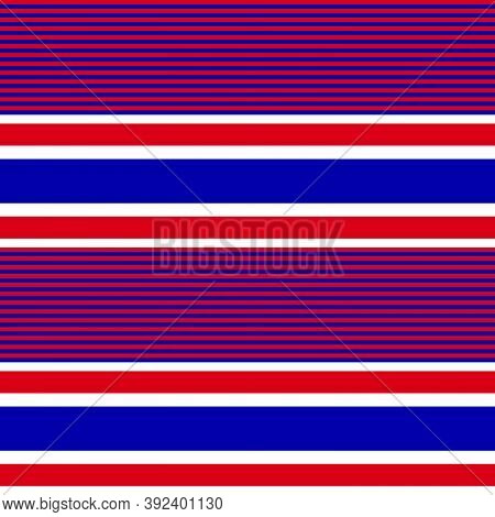 Red And Blue Stripe Seamless Pattern Background In Horizontal Style ...