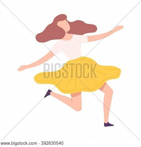 Flying Woman Floating Vector & Photo (Free Trial) | Bigstock