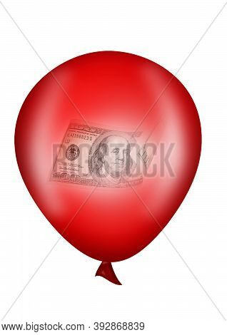 Dollar Bill Balloon On Image & Photo (Free Trial) | Bigstock