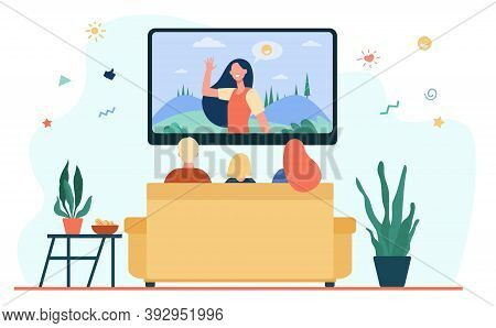 Back View Family Vector & Photo (Free Trial) | Bigstock