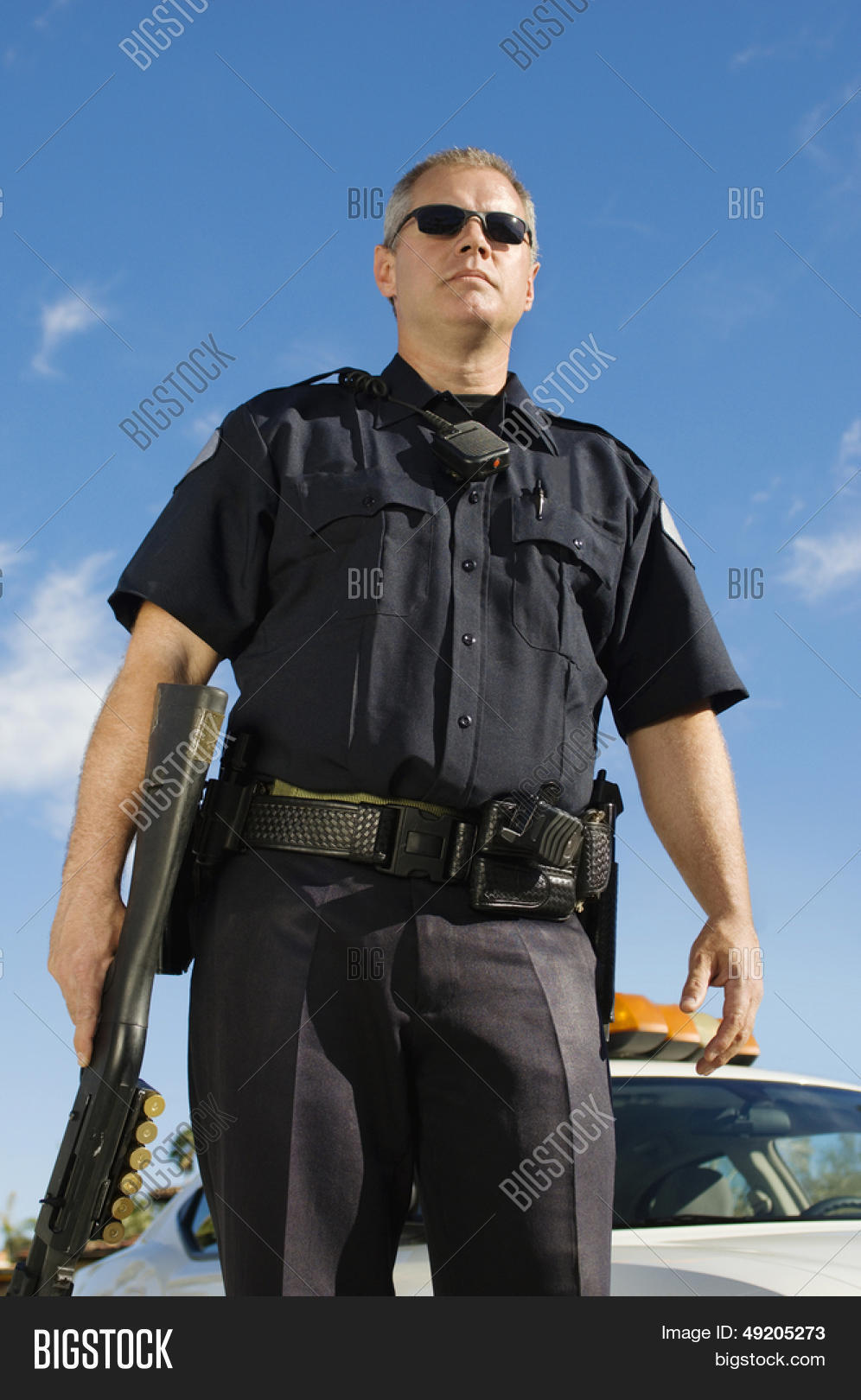 Police Officer Shotgun Image & Photo (Free Trial) | Bigstock
