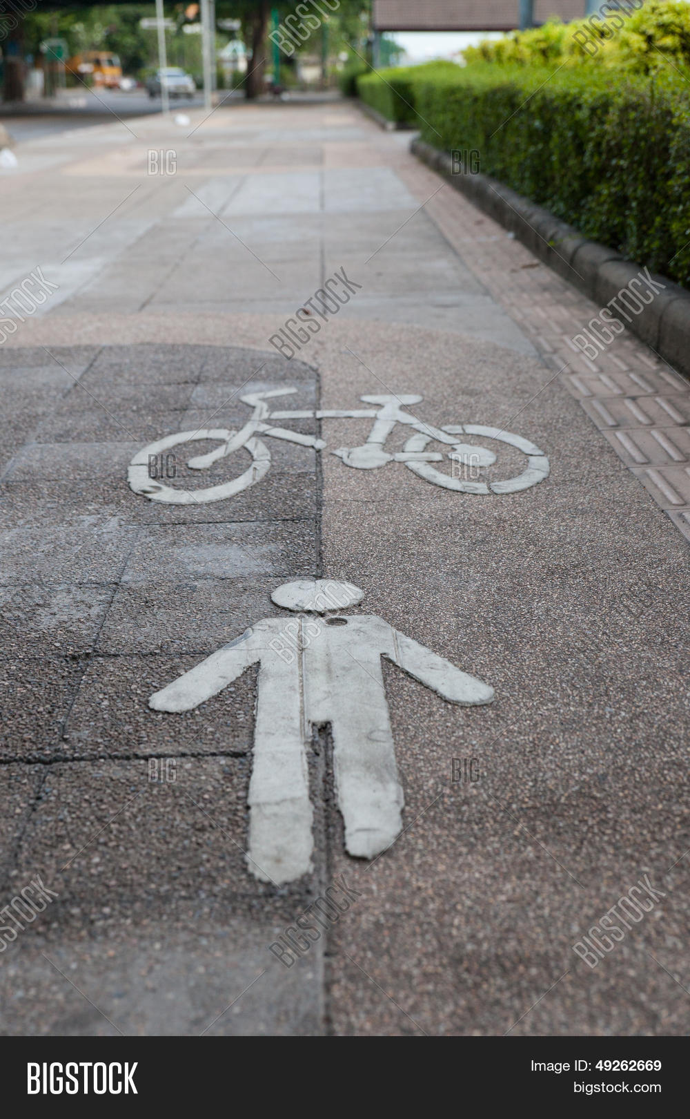 Symbol Bike Walking Image & Photo (Free Trial) | Bigstock