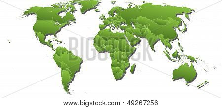 World Map Country Vector & Photo (Free Trial) | Bigstock