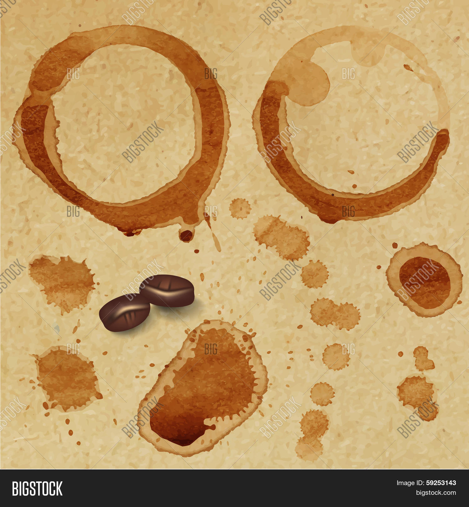 Vector Coffee Stain Vector & Photo (Free Trial) | Bigstock