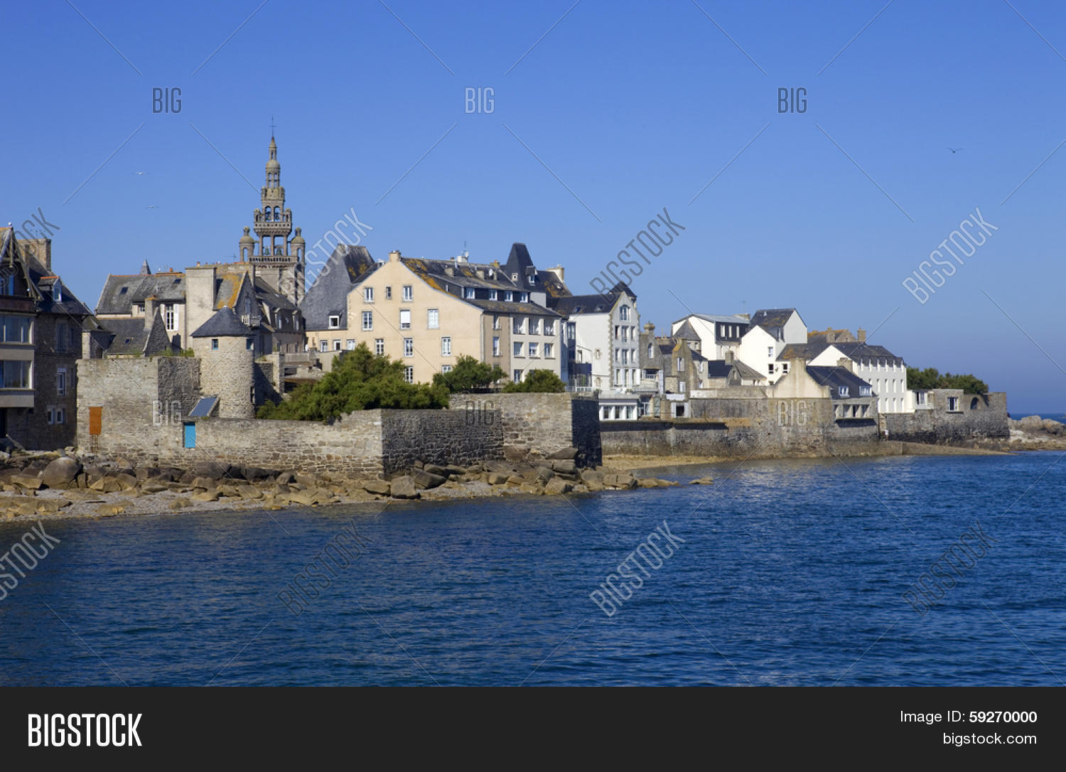 Town Roscoff Coast Image & Photo (Free Trial) | Bigstock