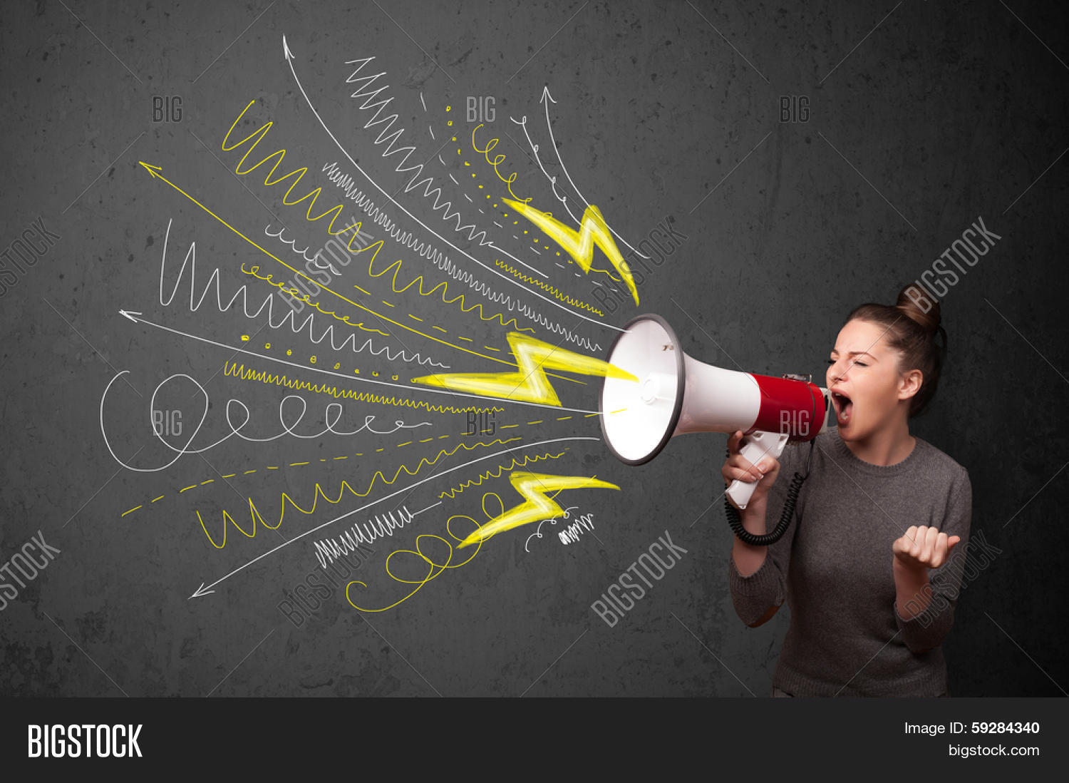 Cute Girl Shouting Image & Photo (Free Trial) | Bigstock
