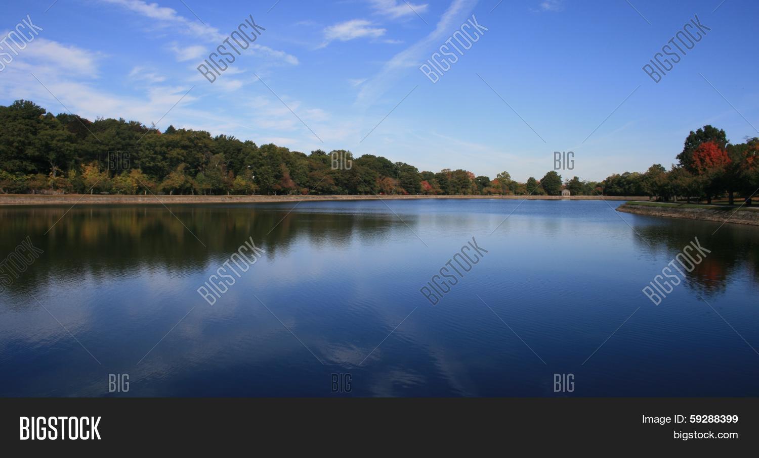 Brookline Reservoir Image & Photo (Free Trial) | Bigstock
