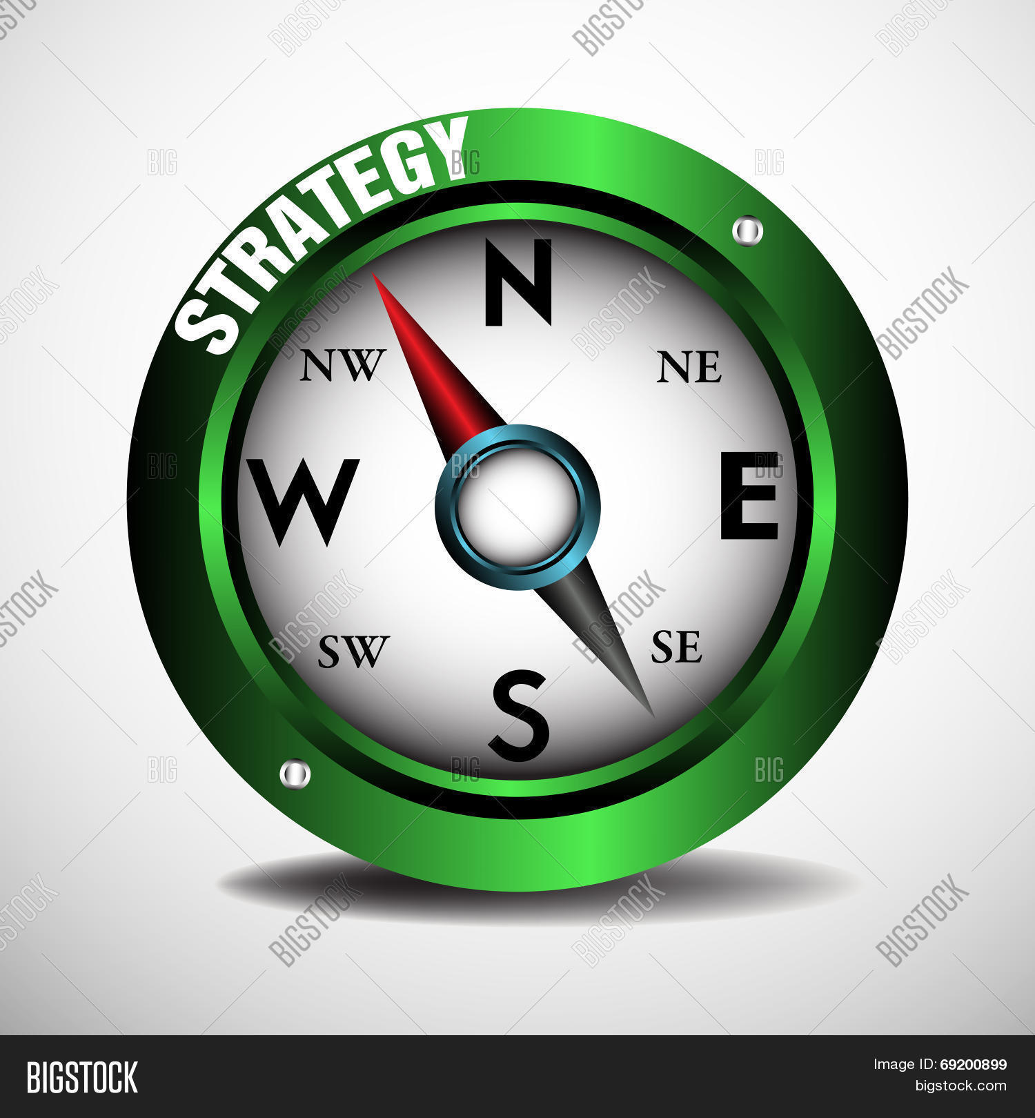 Strategy Compass Vector & Photo (Free Trial) | Bigstock
