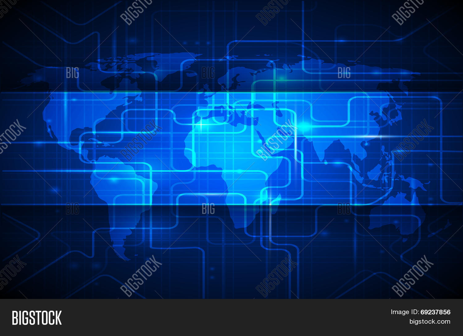 Blue Abstract Vector & Photo (Free Trial) | Bigstock