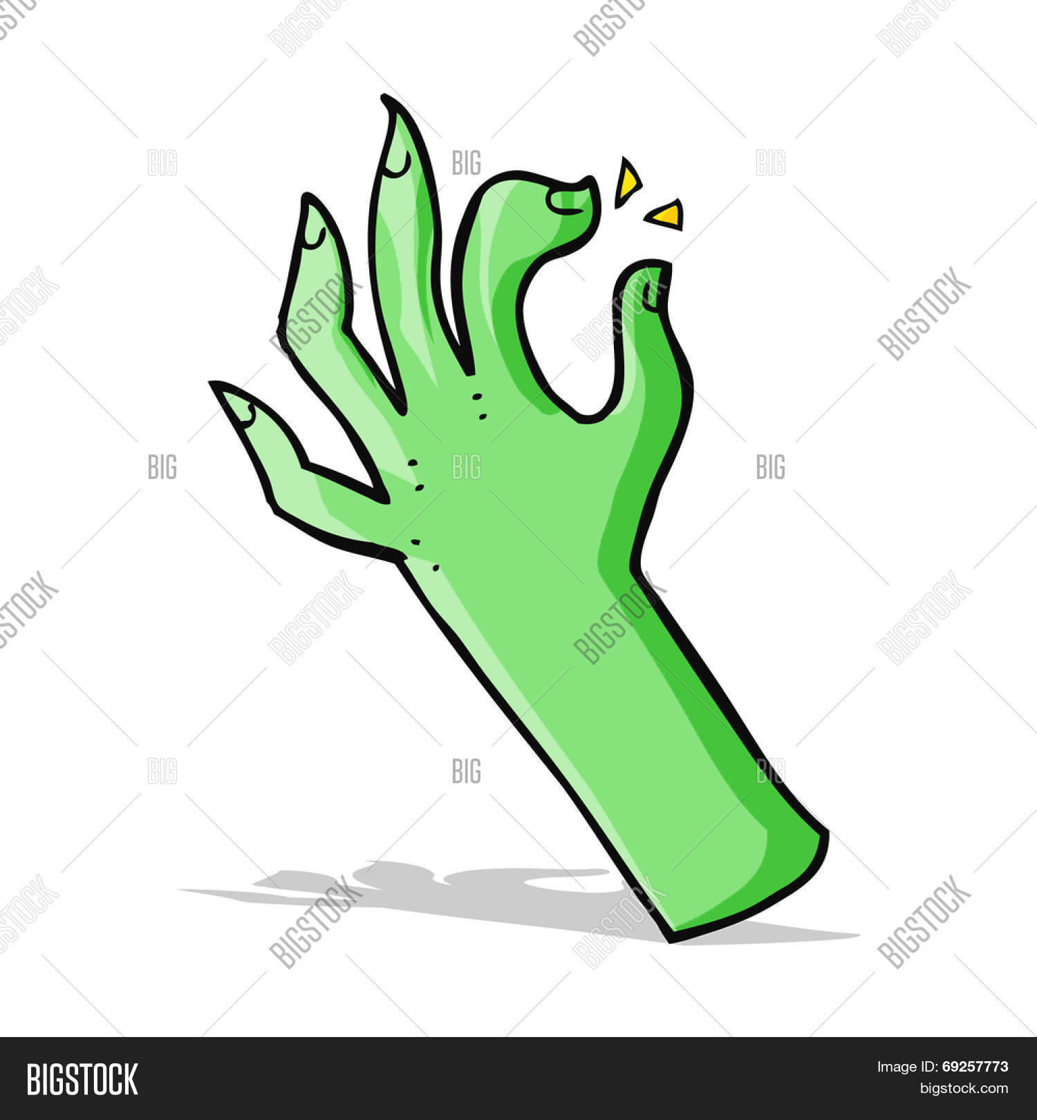Cartoon Hand Symbol Vector & Photo (Free Trial) | Bigstock