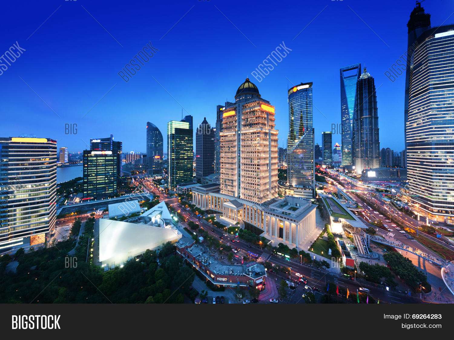 Shanghai Night View Image & Photo (Free Trial) | Bigstock