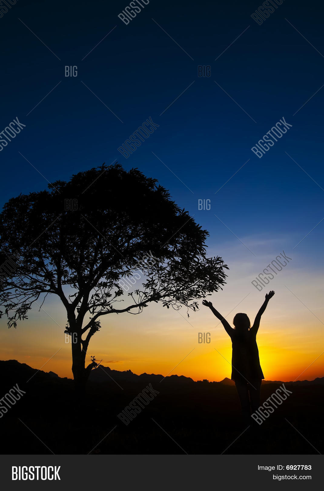 Woman Sunset Image & Photo (Free Trial) | Bigstock