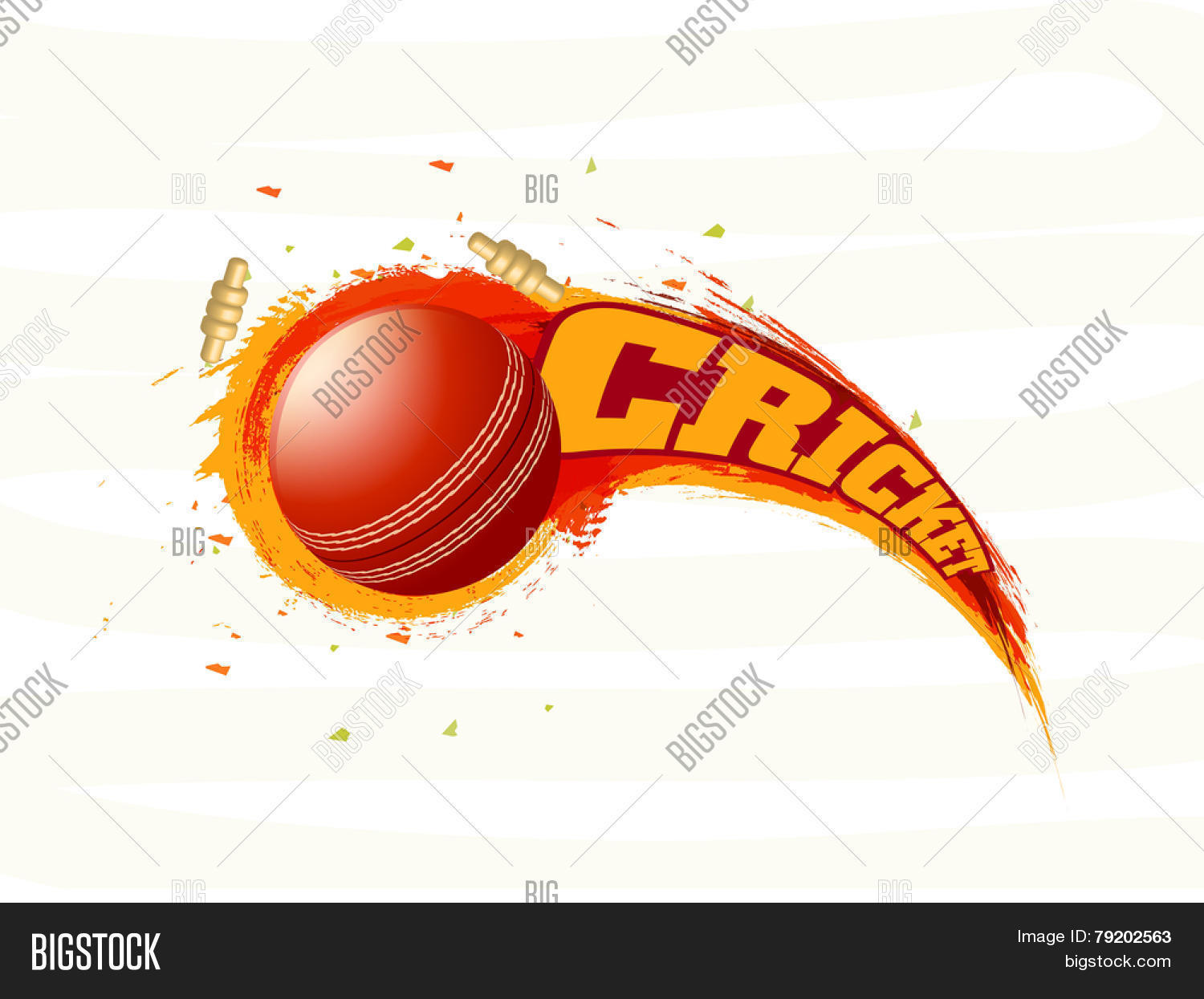 Shiny Red Ball Bails Vector & Photo (Free Trial) | Bigstock