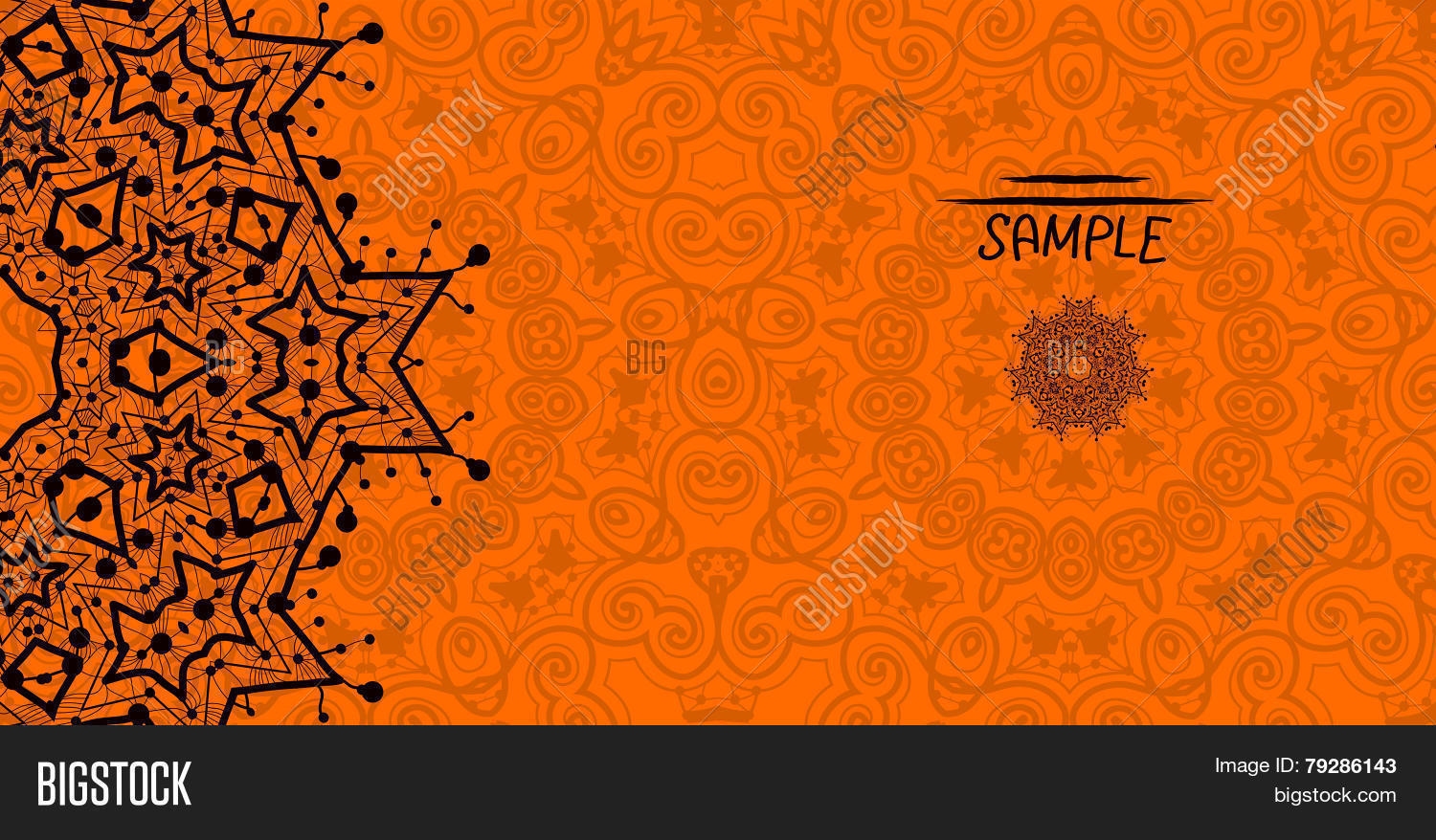 Orange Greeting Card Vector & Photo (Free Trial) | Bigstock