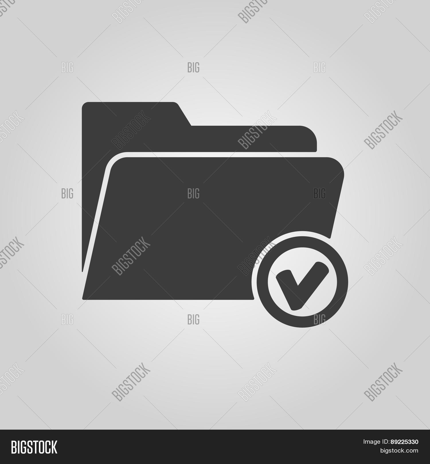 Folder Icon. File Vector & Photo (Free Trial) | Bigstock
