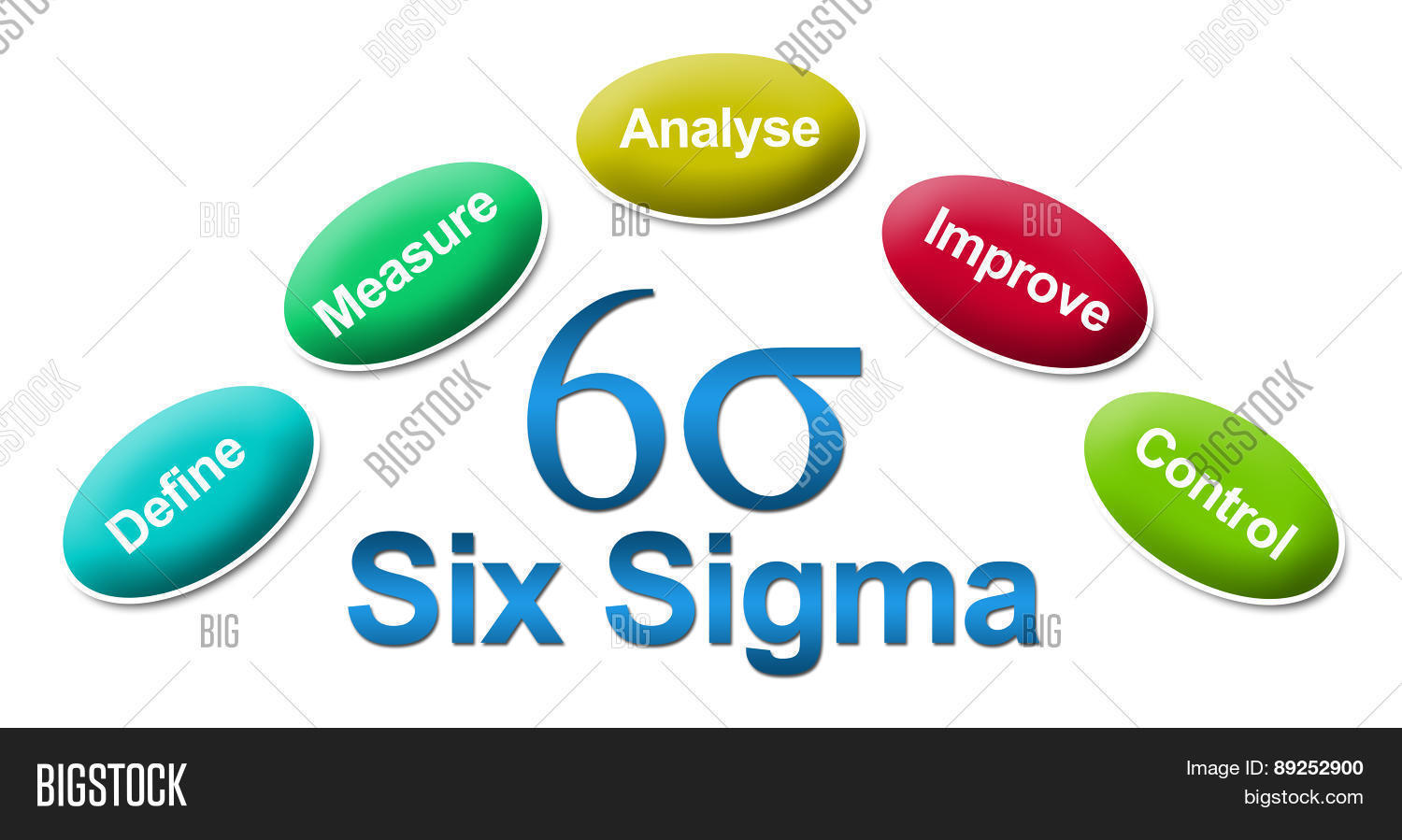 Six Sigma Colorful Image & Photo (Free Trial) | Bigstock