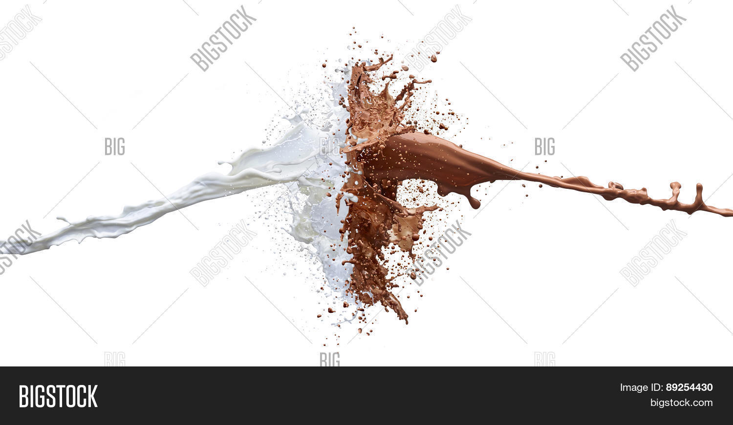 Chocolate Milk Splash Image & Photo (Free Trial) | Bigstock