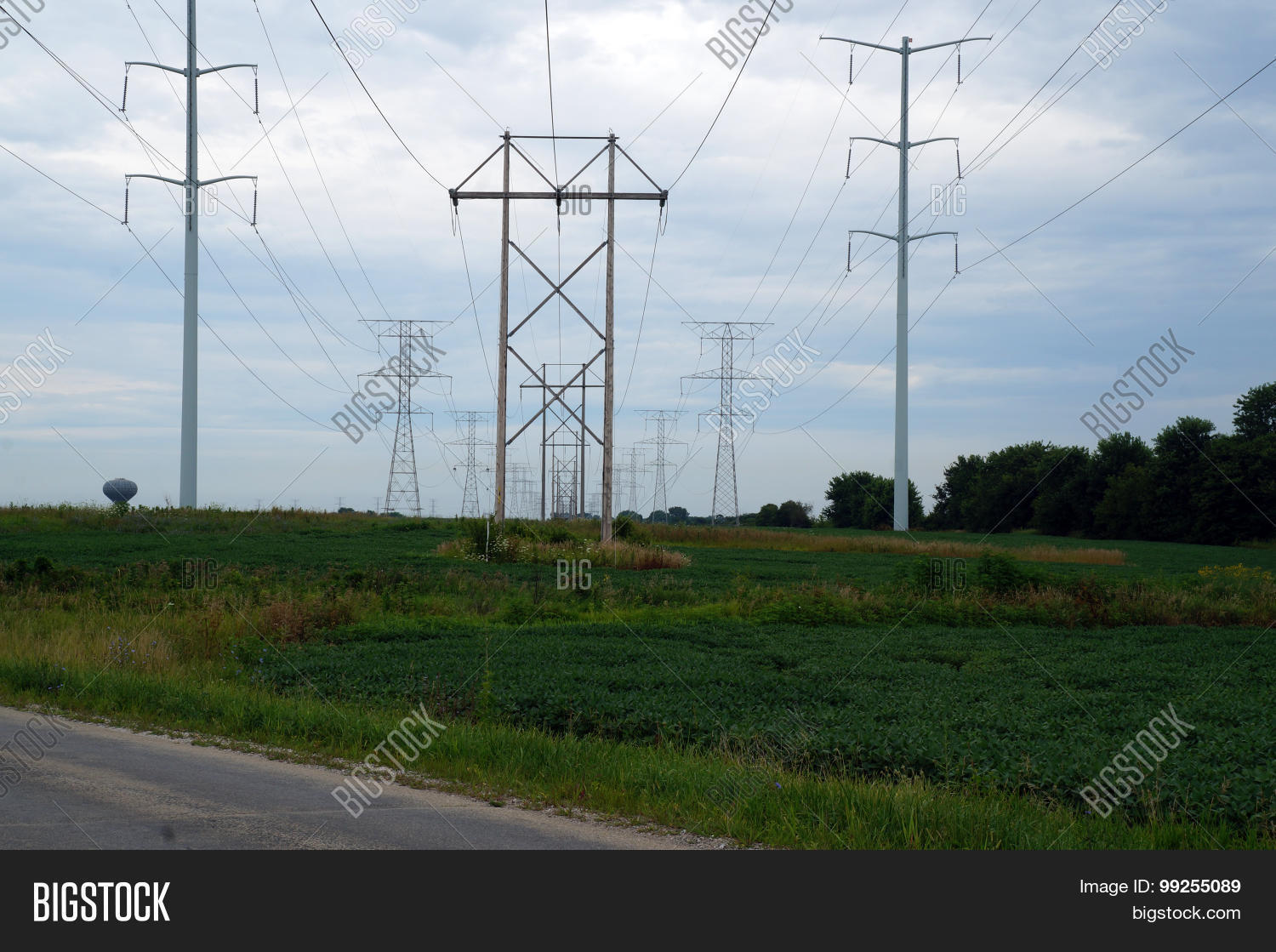 Rural Power Lines Image & Photo (Free Trial) | Bigstock