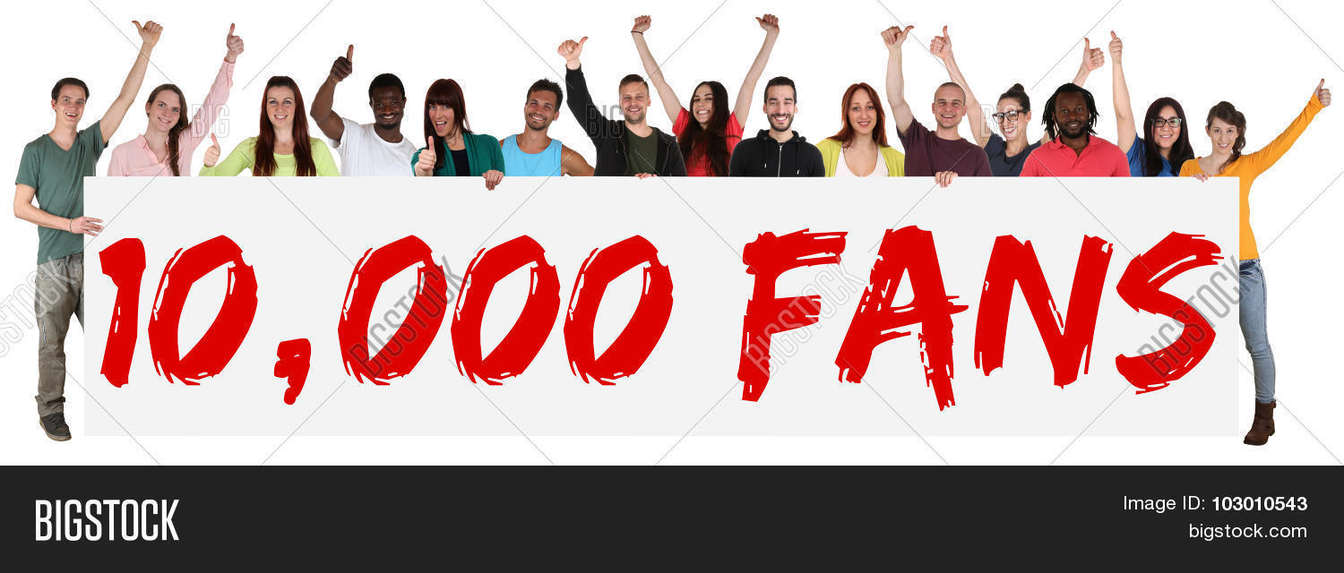 10000 Fans Likes Image & Photo (Free Trial) | Bigstock