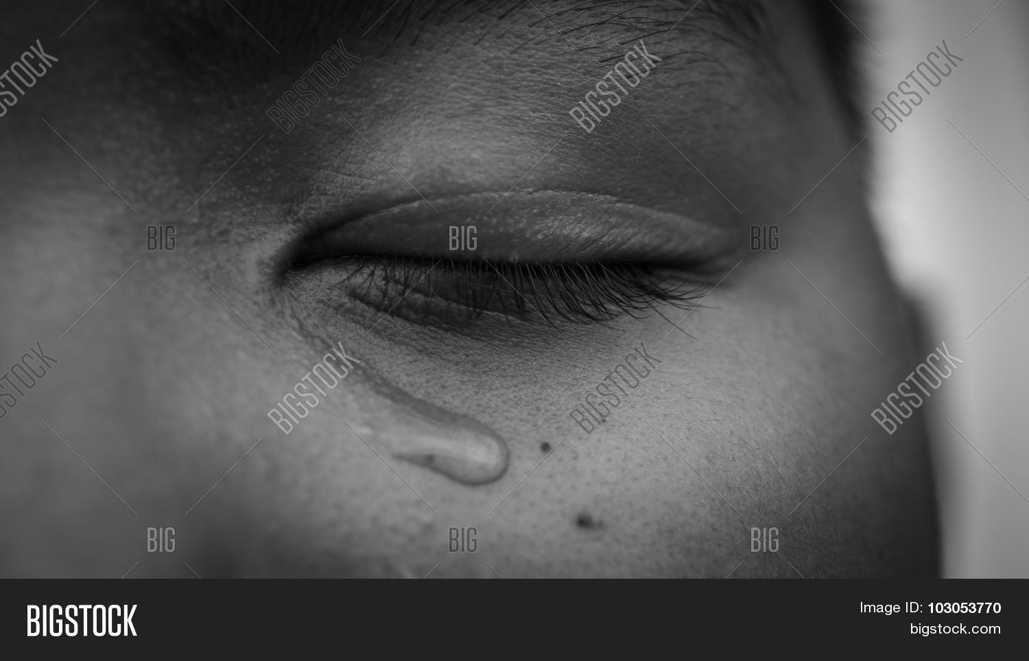 Tears Running Down Image & Photo (Free Trial) | Bigstock