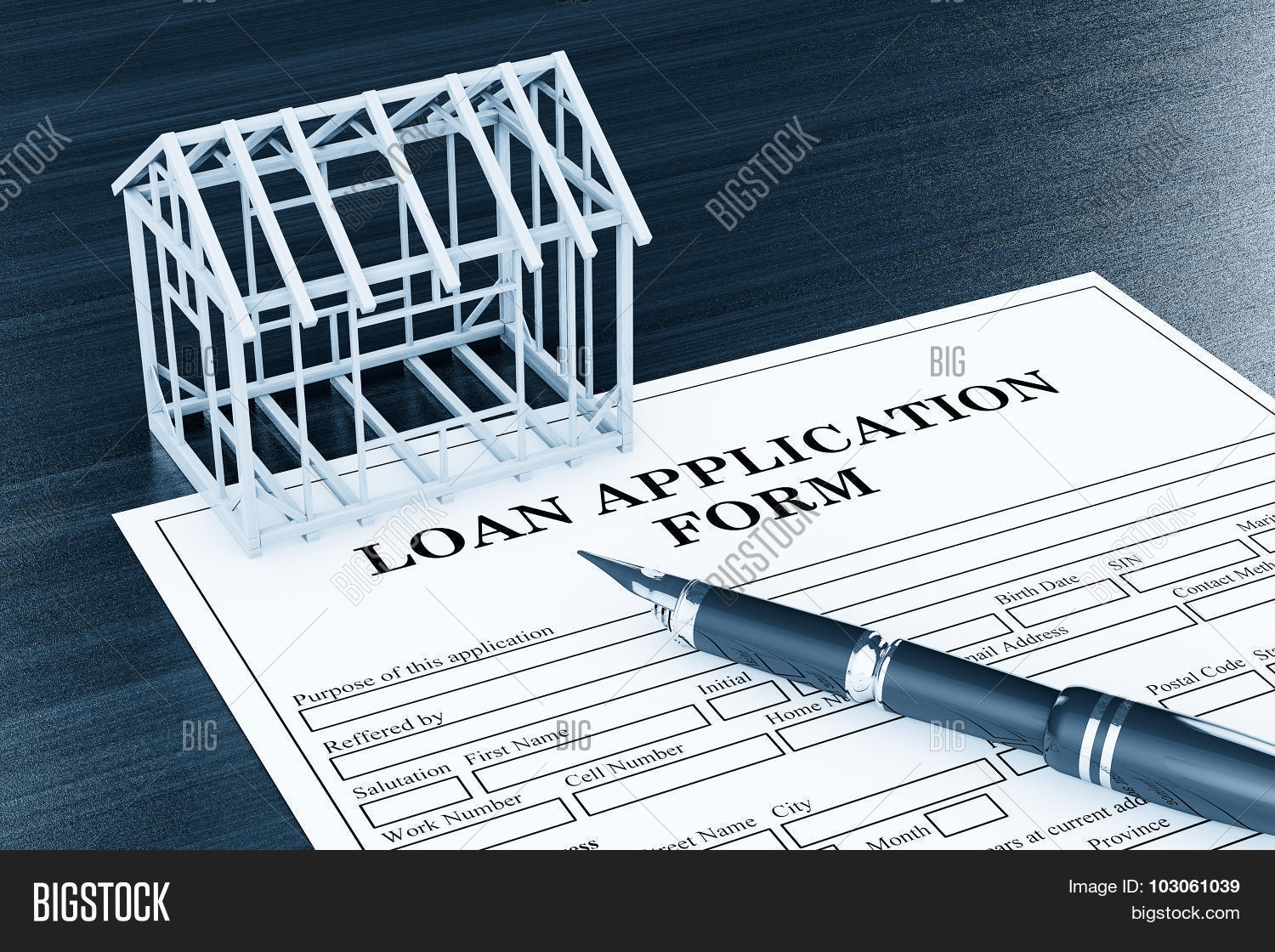 Loan Application Form Image & Photo (Free Trial) | Bigstock