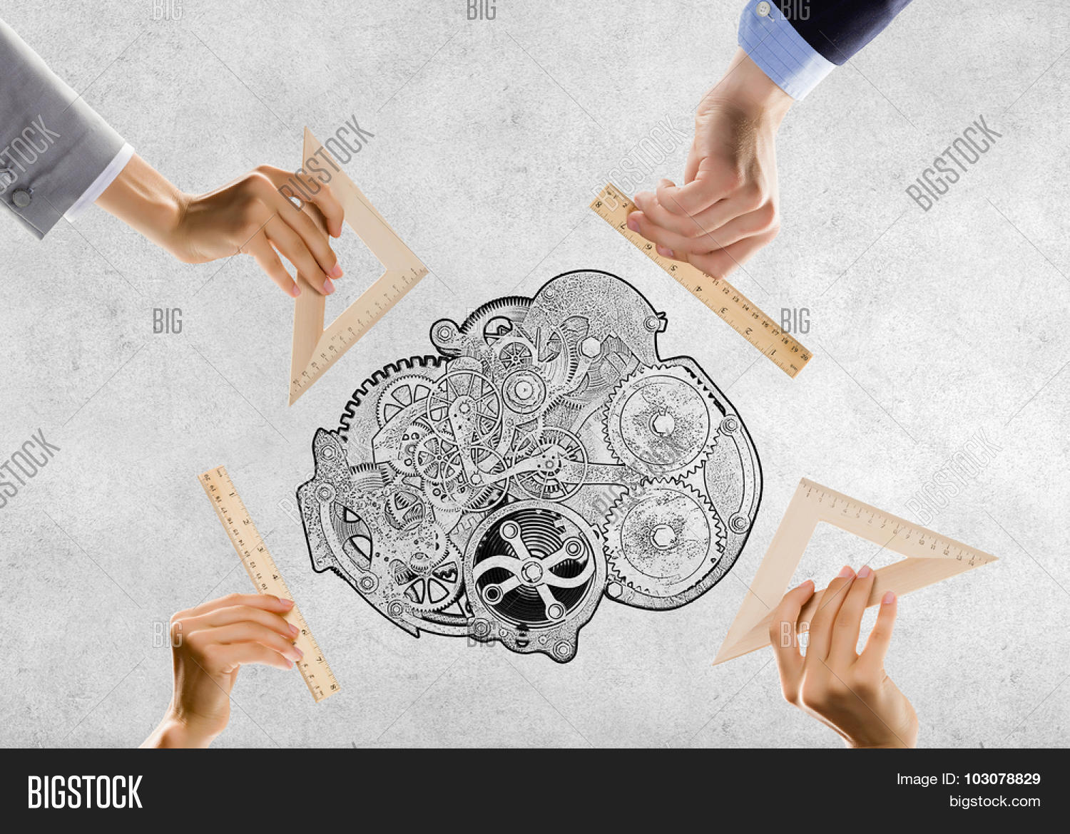 Human Hands Measuring Image & Photo (Free Trial) | Bigstock
