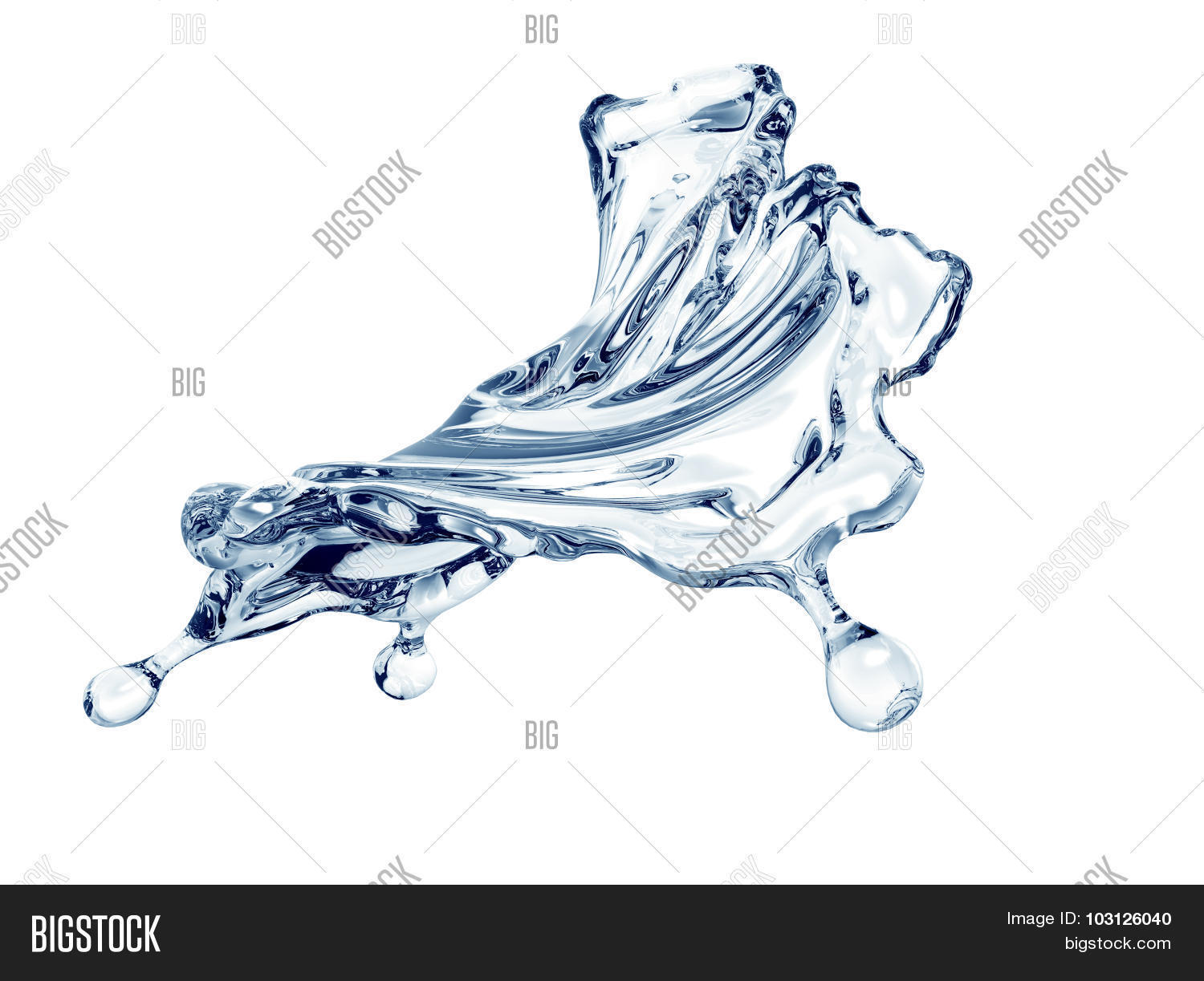 Splash Water Isolated Image & Photo (Free Trial) | Bigstock