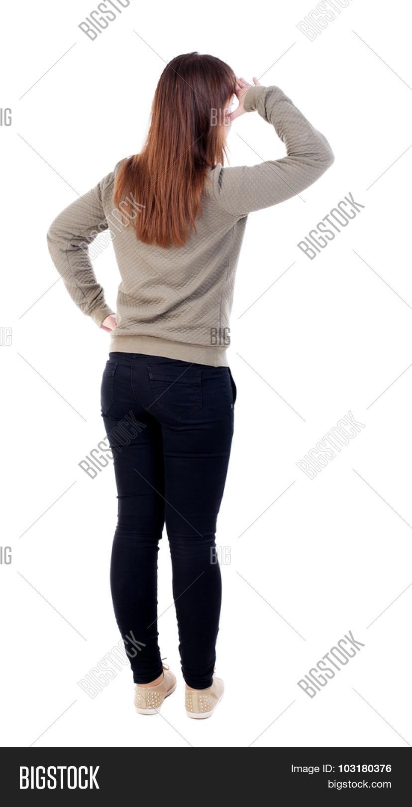 Back View Standing Image & Photo (Free Trial) | Bigstock