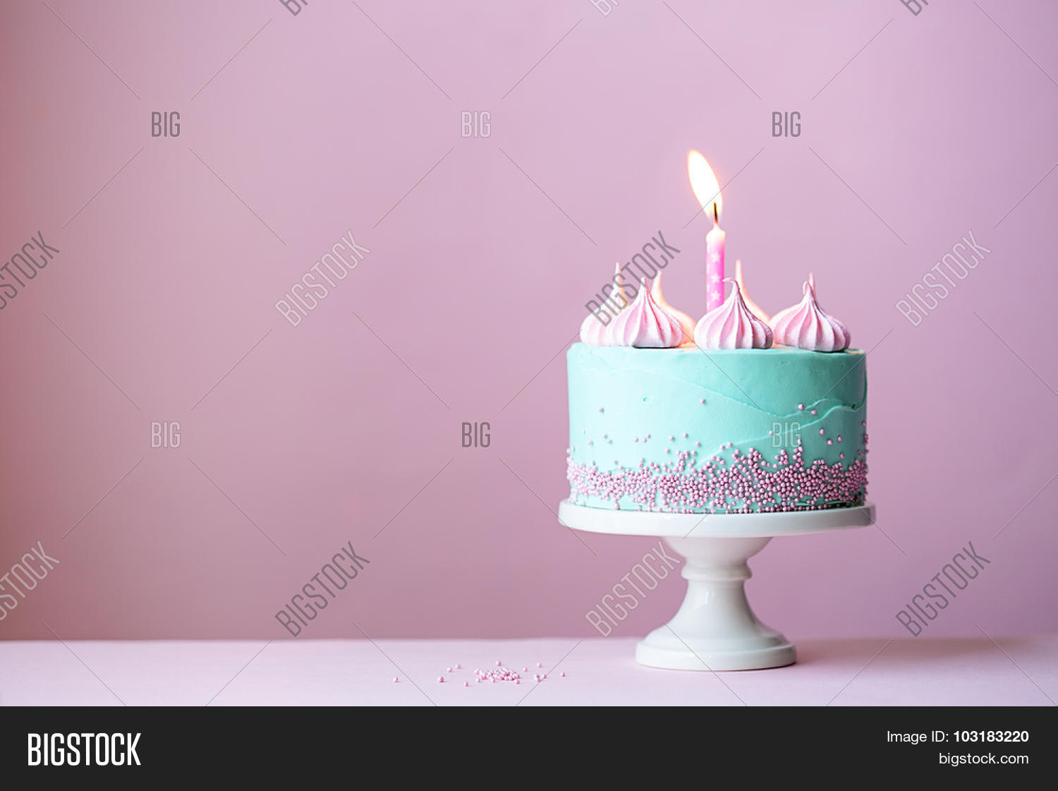 Birthday Cake One Image & Photo (Free Trial) | Bigstock
