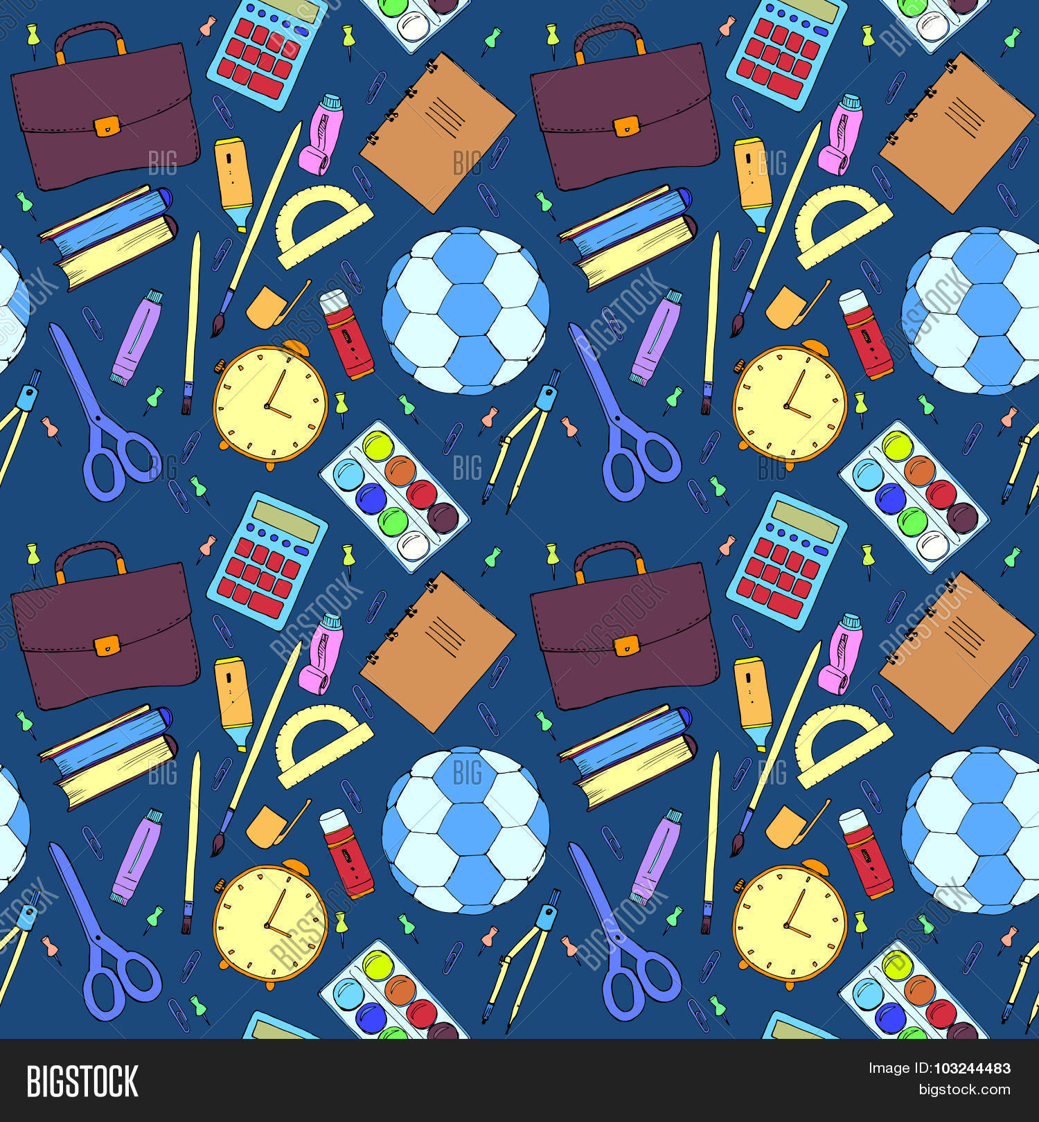 Hand Drawn School Vector & Photo (Free Trial) | Bigstock