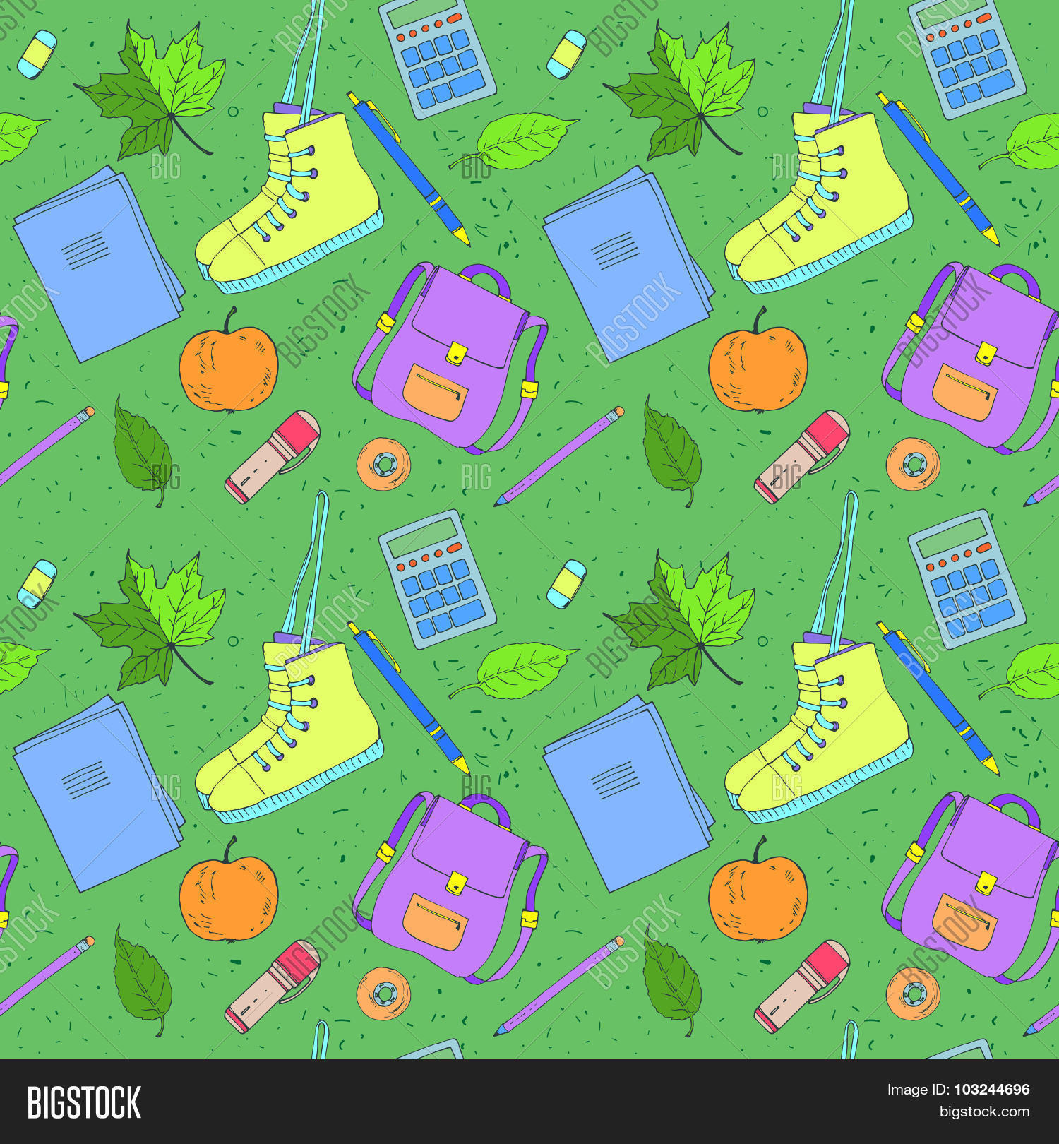 Hand Drawn School Vector & Photo (Free Trial) | Bigstock