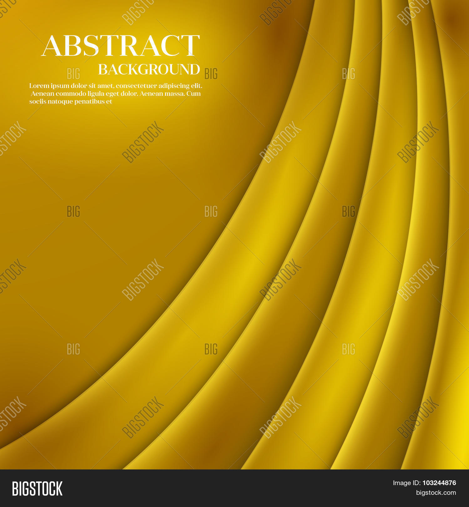 Gold Vector Template Vector & Photo (Free Trial) | Bigstock
