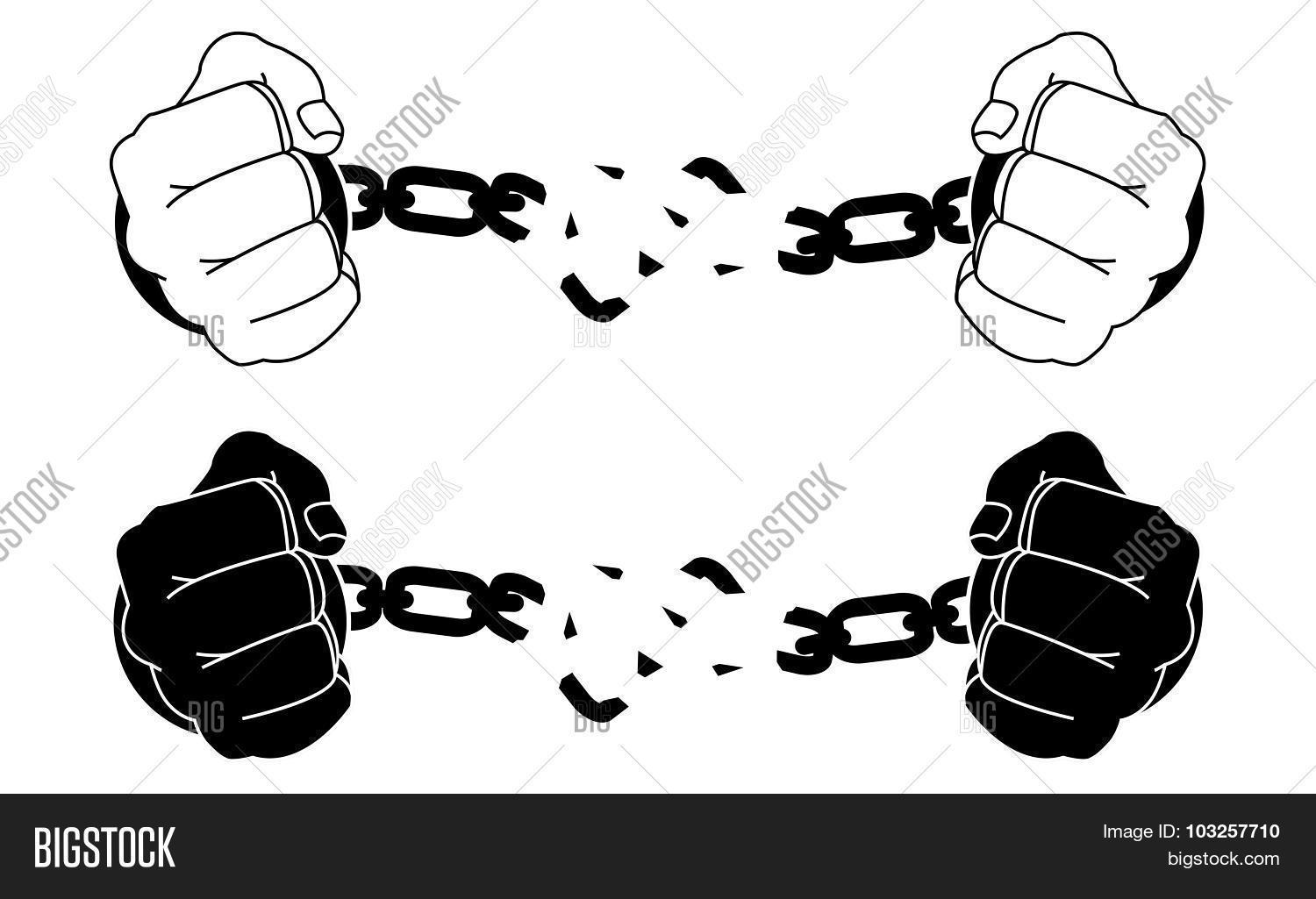 Male Hands Breaking Vector & Photo (Free Trial) | Bigstock