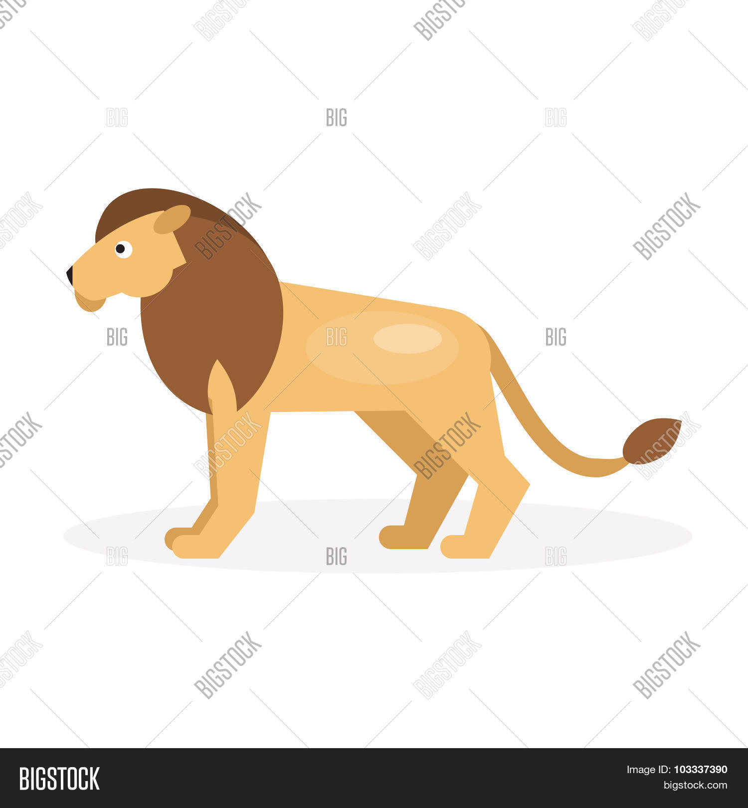 Lion. Vector Vector & Photo (Free Trial) | Bigstock