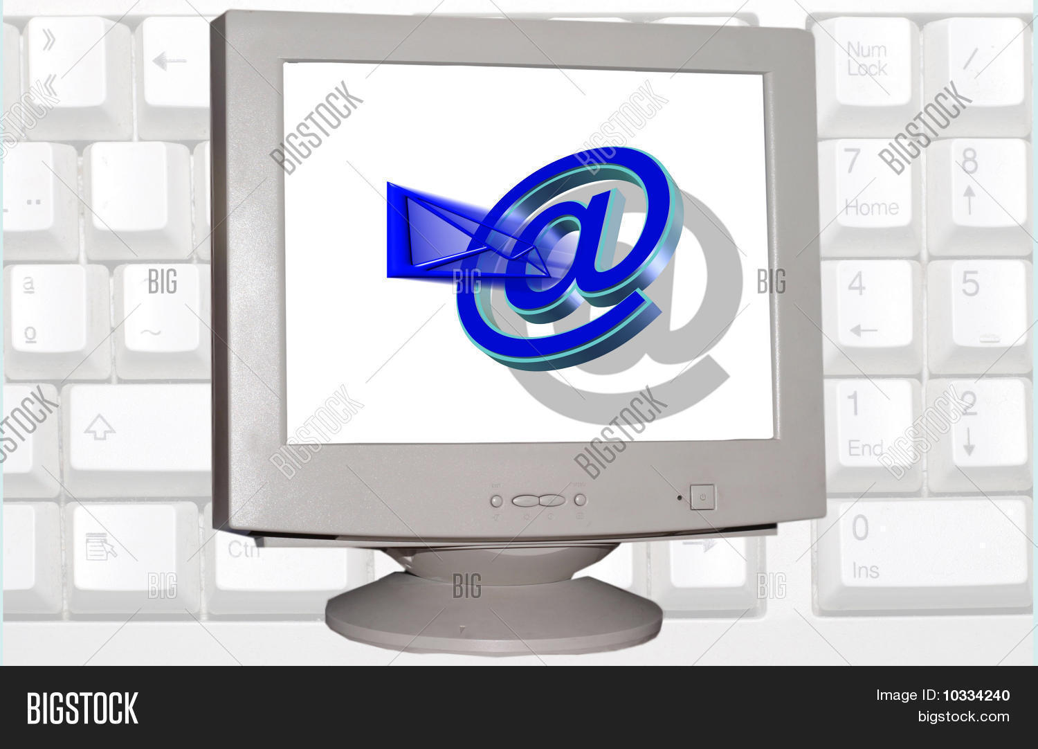 Monitor Computer Email Image & Photo (Free Trial) | Bigstock