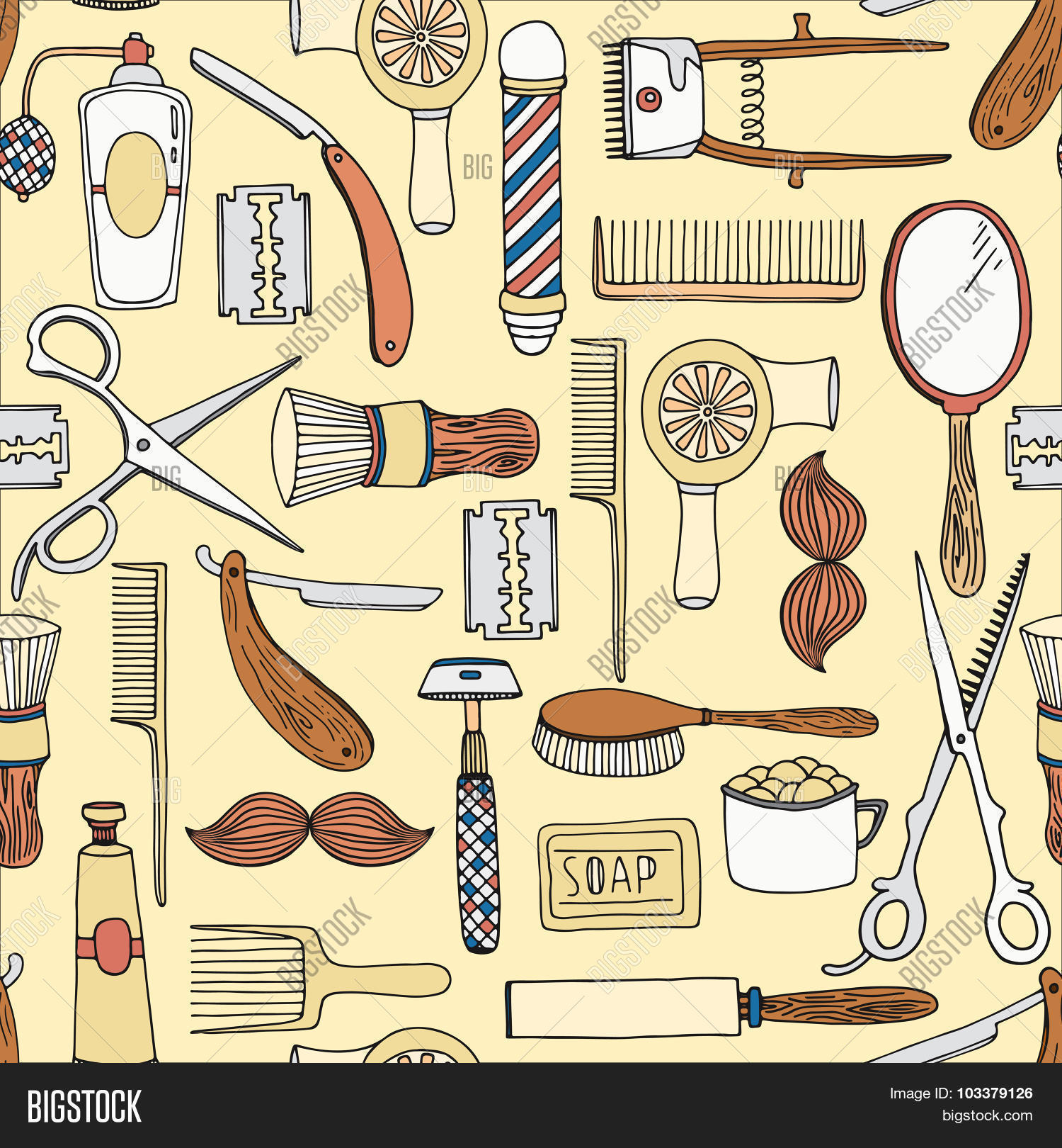 Vintage Barber Shop Vector & Photo (Free Trial) | Bigstock