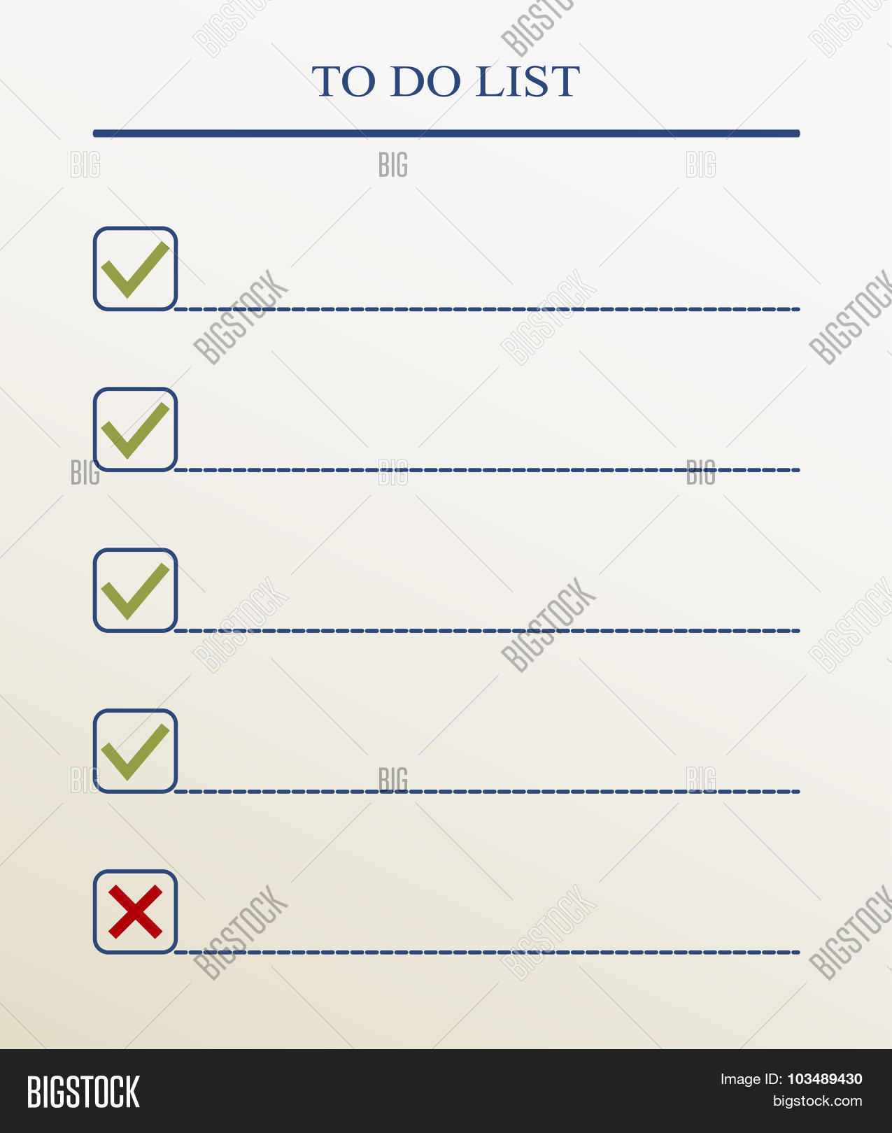 Do List Check Mark. Vector & Photo (Free Trial) | Bigstock