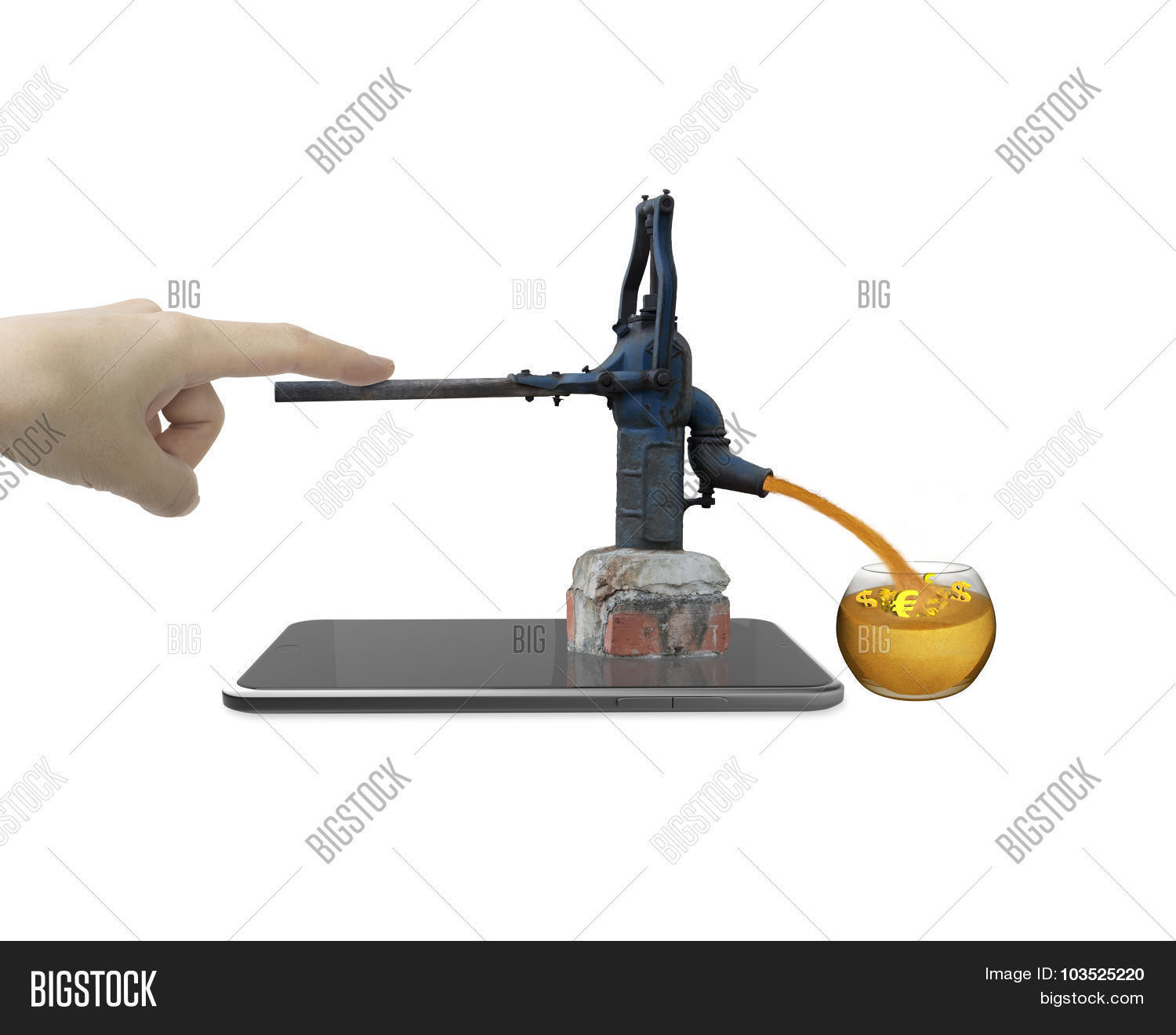 Imagen y foto Human Hand Drawing (prueba gratis) | Bigstock