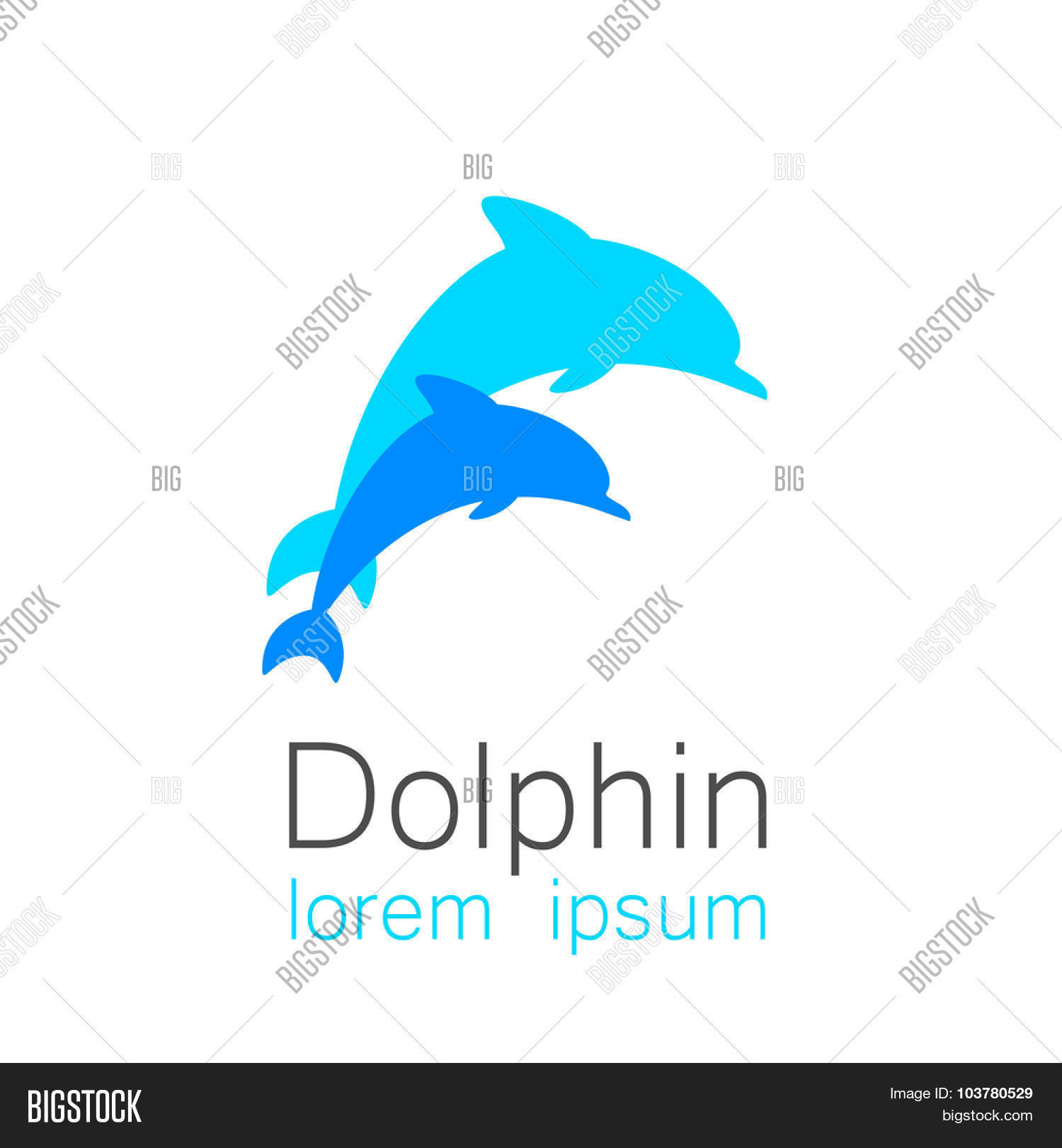 Dolphin. Design Vector & Photo (Free Trial) | Bigstock