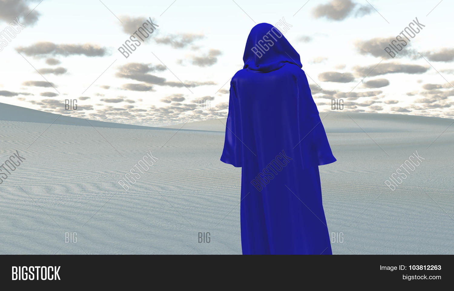 Blue Cloaked Figure Image & Photo (Free Trial) | Bigstock