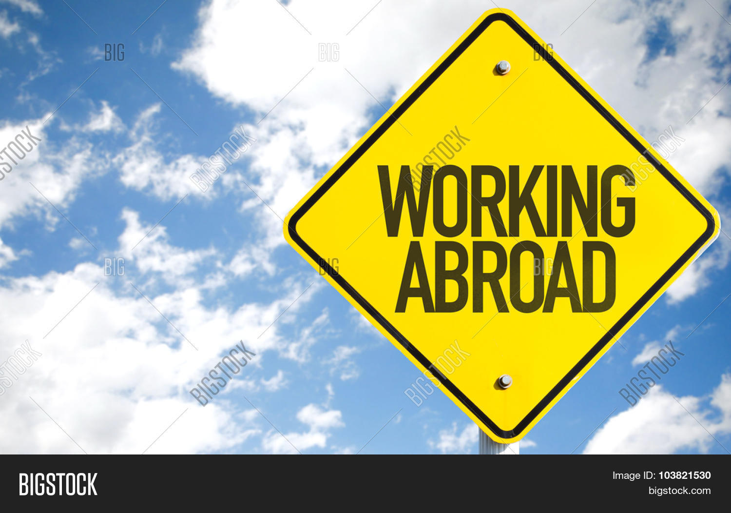 Working Abroad Sign Image & Photo (Free Trial) | Bigstock