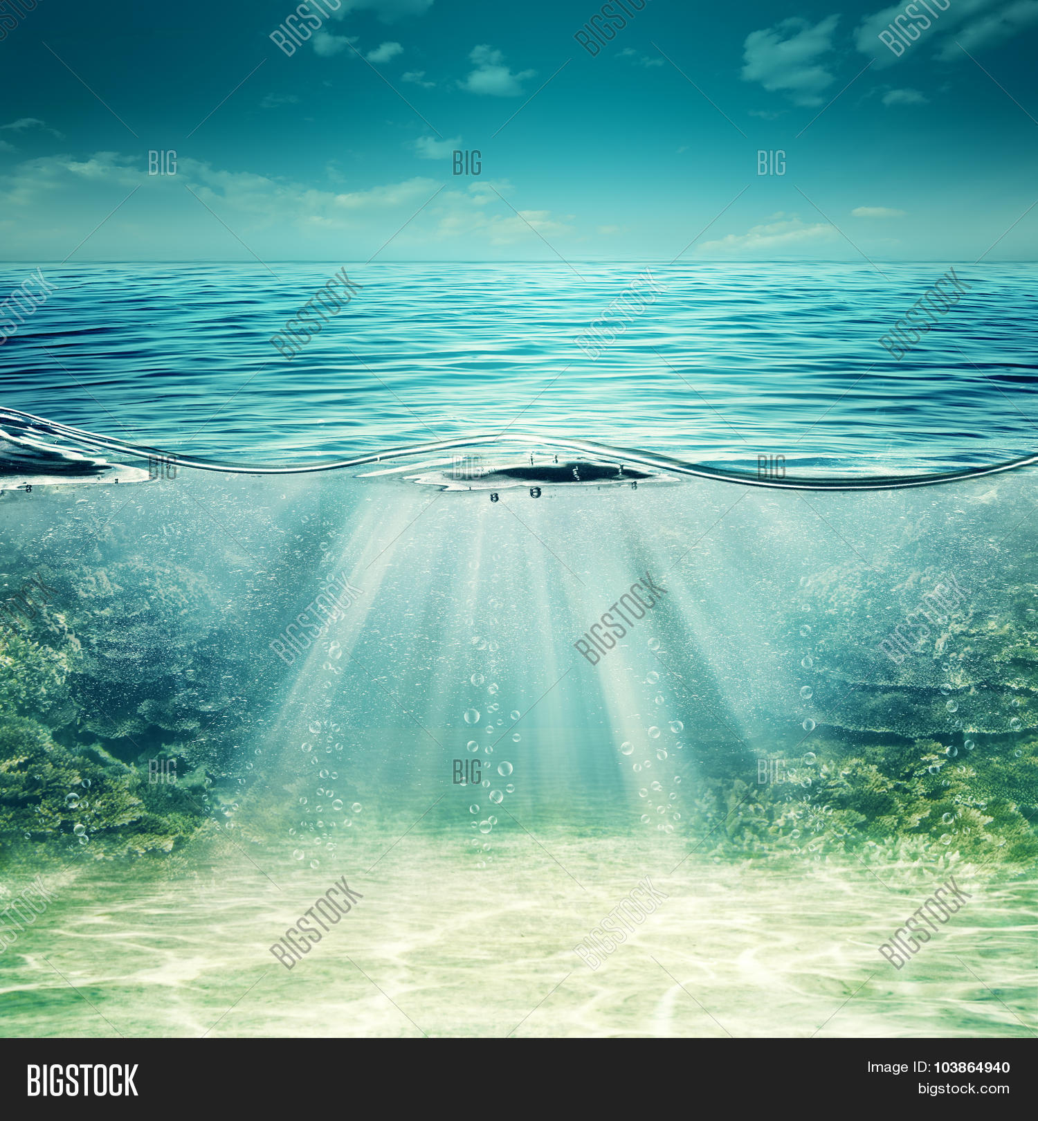 Deep Blue Ocean. Image & Photo (Free Trial) | Bigstock